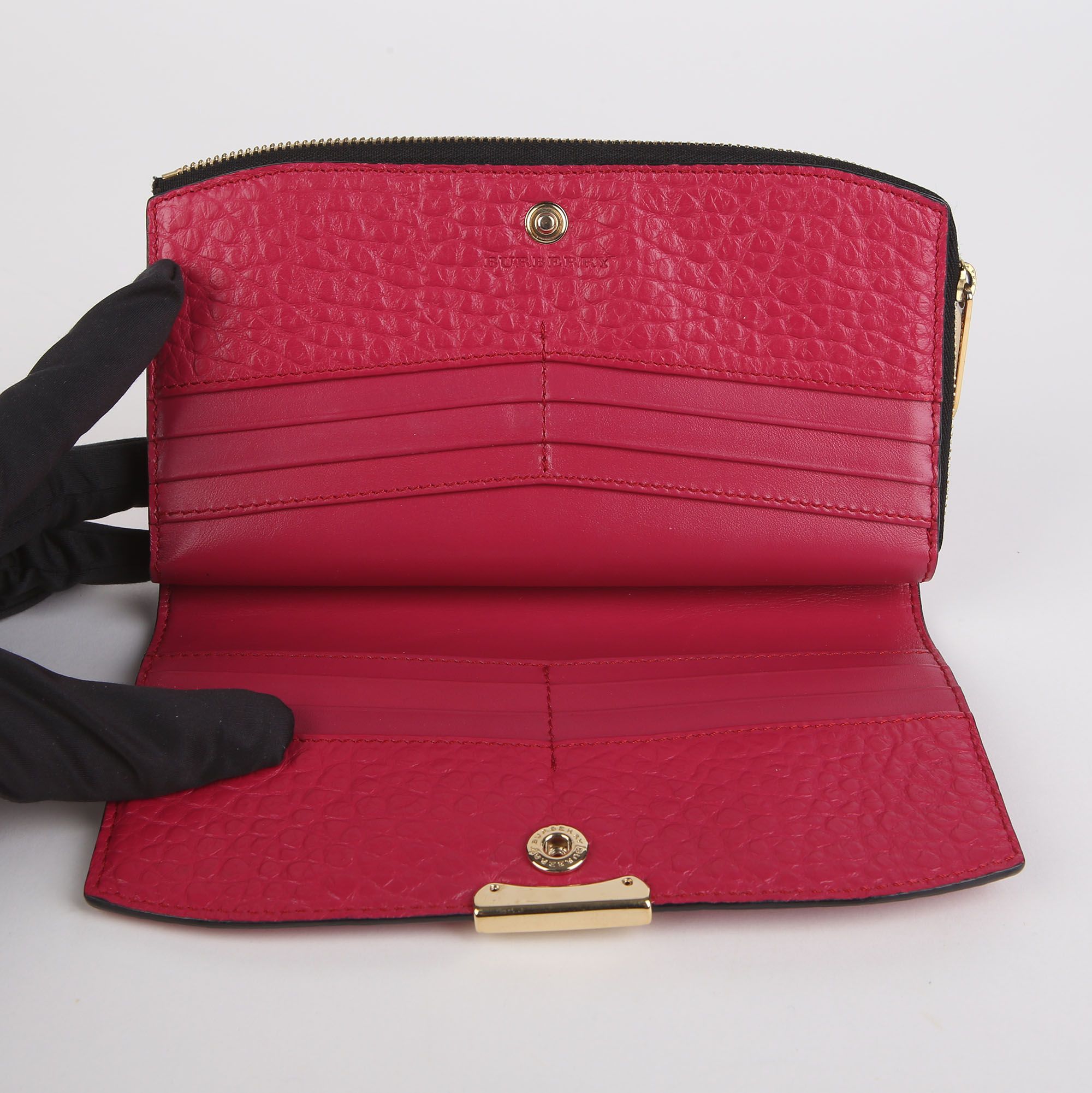 Burberry Pink Leather Zip-Around Long Wallet SKU123456 | eBay Burberry Pink Leather Zip-Around Long Wallet SKU123456 | eBay