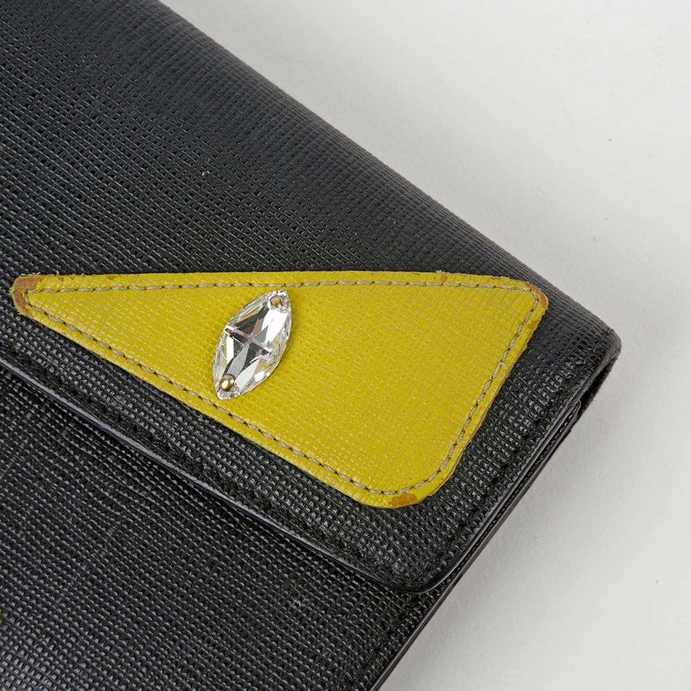 Fendi Black Leather Monster Long Wallet 8M0340 | eBay Fendi Black Leather Monster Long Wallet 8M0340 | eBay