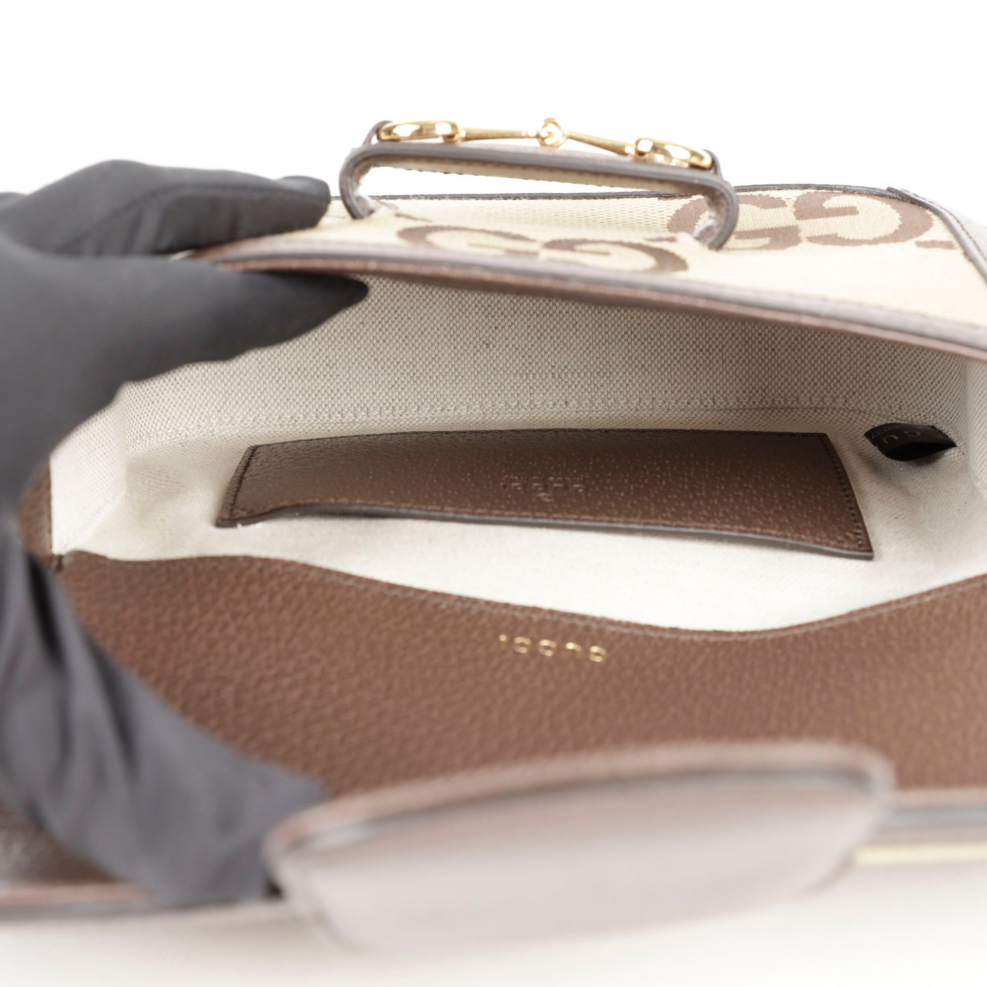 Gucci Jumbo GG Horsebit 1955 Mini Shoulder & Crossbody Bag Gucci Jumbo GG Horsebit 1955 Mini Shoulder & Crossbody Bag