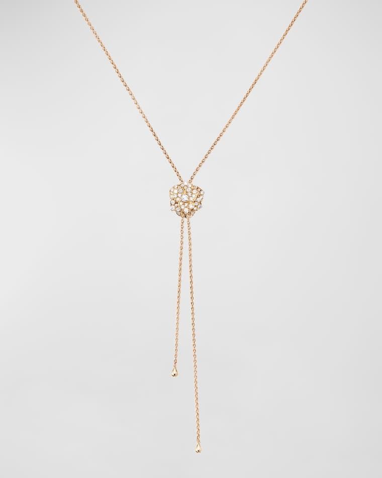 Piaget 18k Rose 18K Rose Gold Lariat Diamond Necklace prod270174972ROSE GOLD
