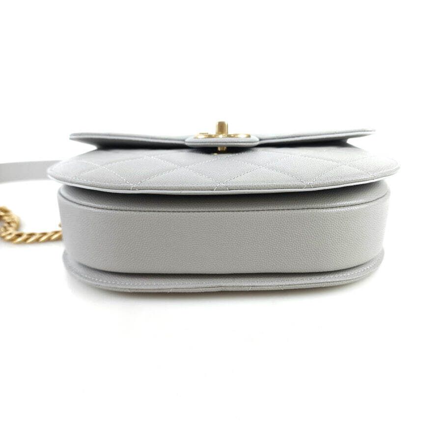 CHANEL Half Moon Flap Messenger Shoulder Crossbag AS2485 CHANEL Half Moon Flap Messenger Shoulder Crossbag AS2485