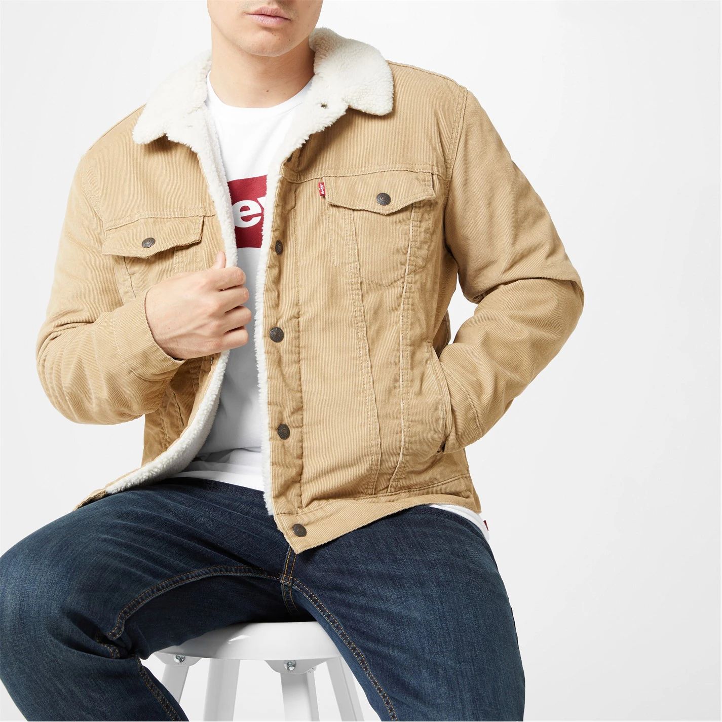 리바이스(Levis) | 양털 자켓 치노 코듀로이 Type 3 Sherpa Jacket Chino Cord 64019605 | 트렌비